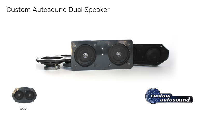 Custom Autosound Dual Speaker - Cruisin Automotive