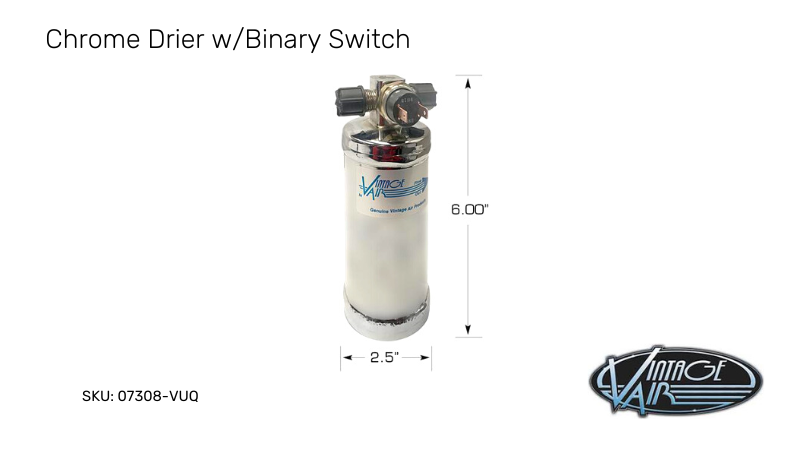 Chrome Drier with Binary Switch - Cruisin Automotive