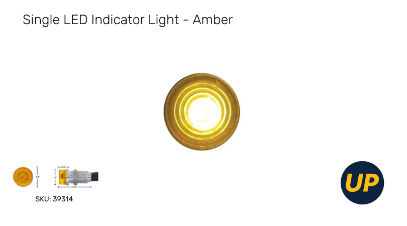 Single LED Indicator Light - Cruisin Automotive
