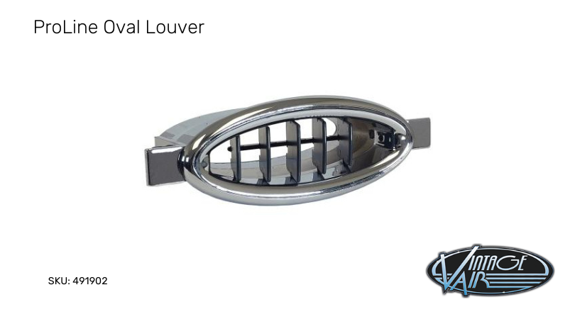 ProLine Oval Louver - Cruisin Automotive