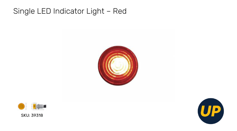 Single LED Indicator Light - Cruisin Automotive
