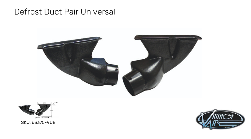 Defrost Duct Pair Universal - Cruisin Automotive