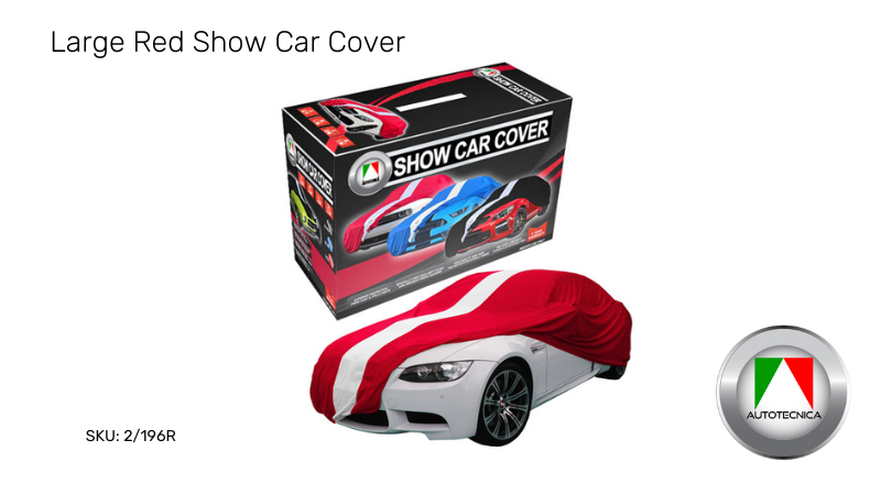 Large Red Show Car Cover - Cruisin Automotive