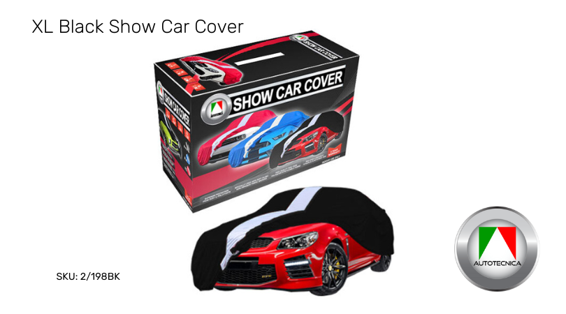 XL Extra Large Black Show Car Cover - Cruisin Automotive